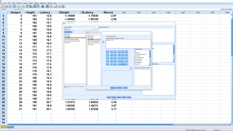 43 Spss Lesson 3 Combining Variables Advanced Introduction To Applied Statistics For