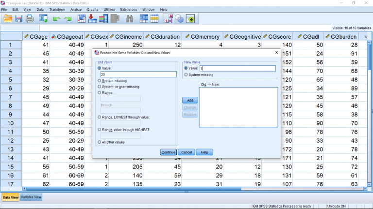 34 Spss Lesson 2 Combining Variables And Recoding Introduction To Applied Statistics For