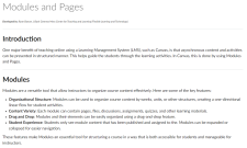Planning Templates – Course Design Handbook